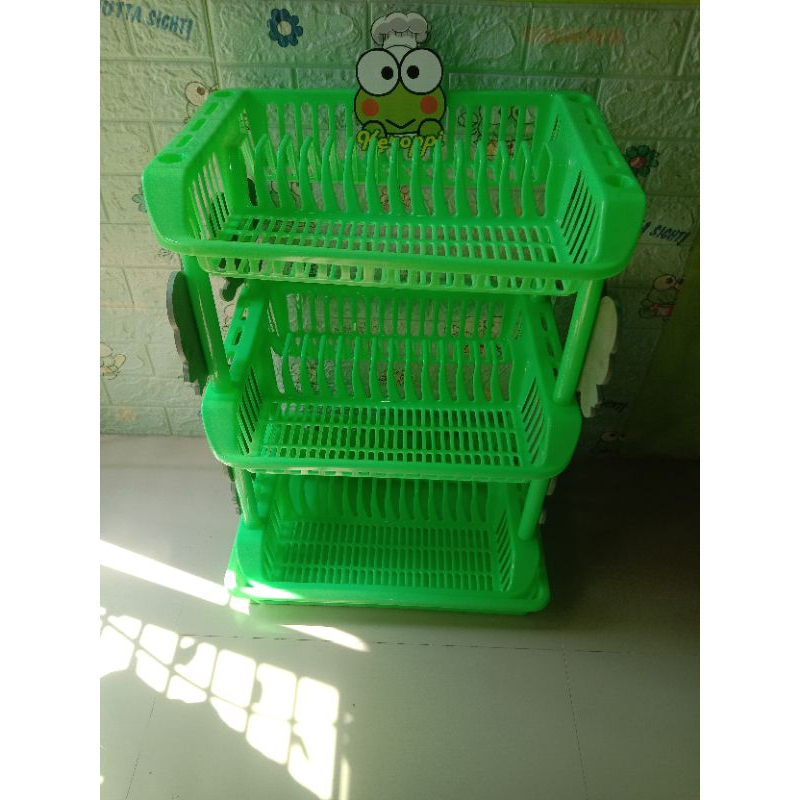 Jual rak piring keroppi/hello Kitty/Mickey mouse | Shopee Indonesia