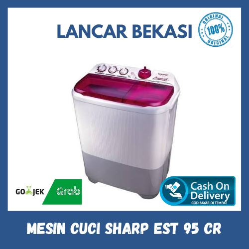 Jual MESIN CUCI SHARP EST 95 CR (2 Tabung) 9KG - GARANSI RESMI | Shopee ...