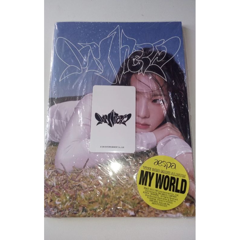 Jual Album Aespa My World Intro Ver Cover Karina Pob Ktown Shopee