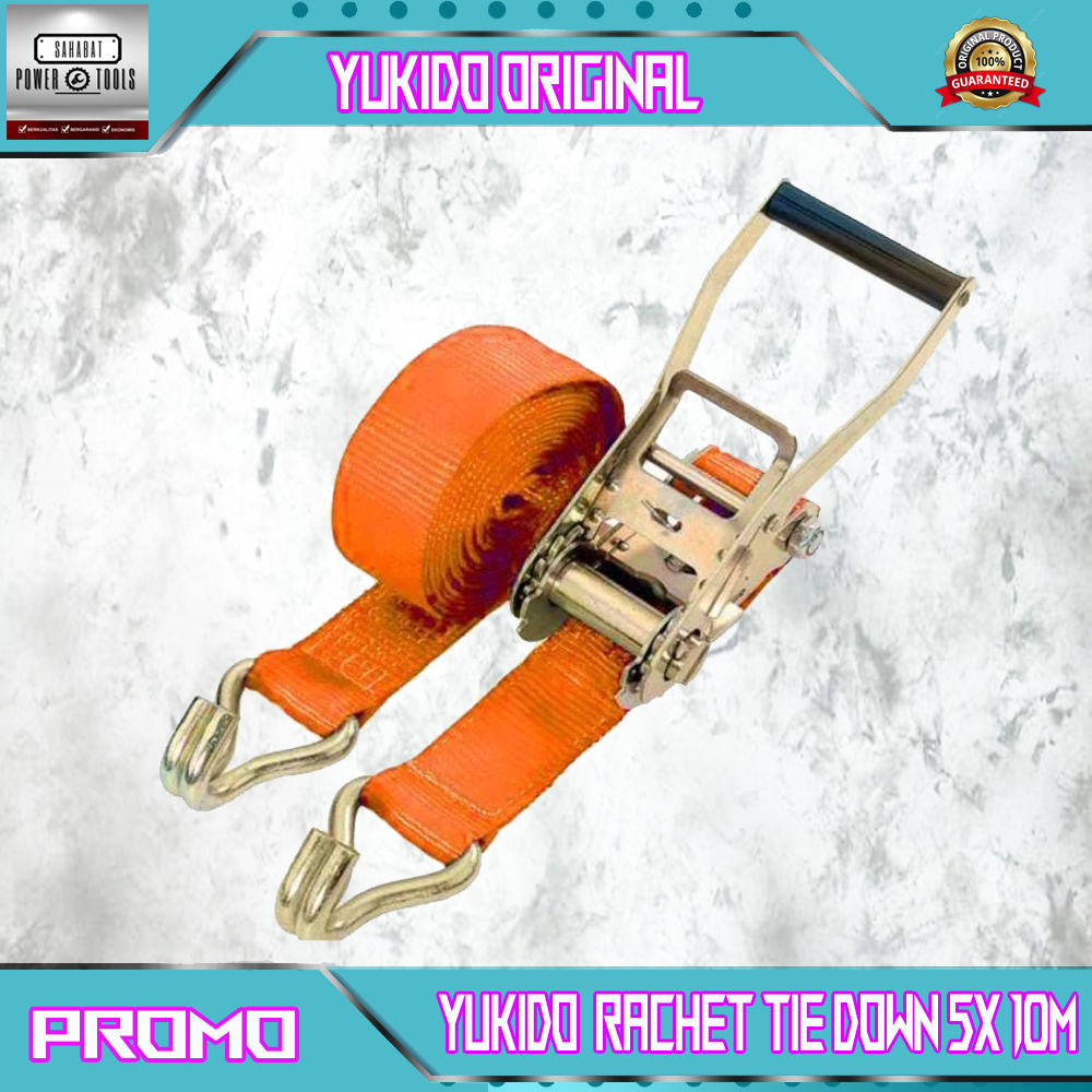 Jual RACHET TIE DOWN STRAP NANKAI 1IN X 5M YUKIDO TALI KREK KRETEK ...