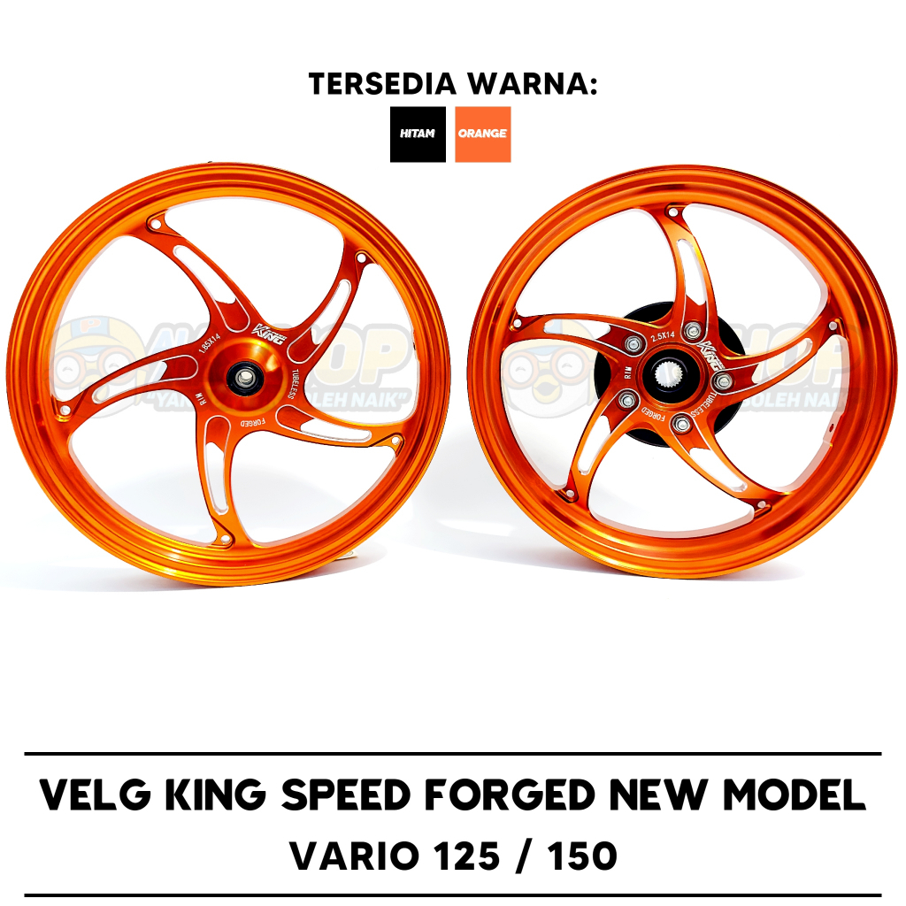 Jual Velg King Speed New Model Vario 125 / 150 KingSpeed Aluminium ...