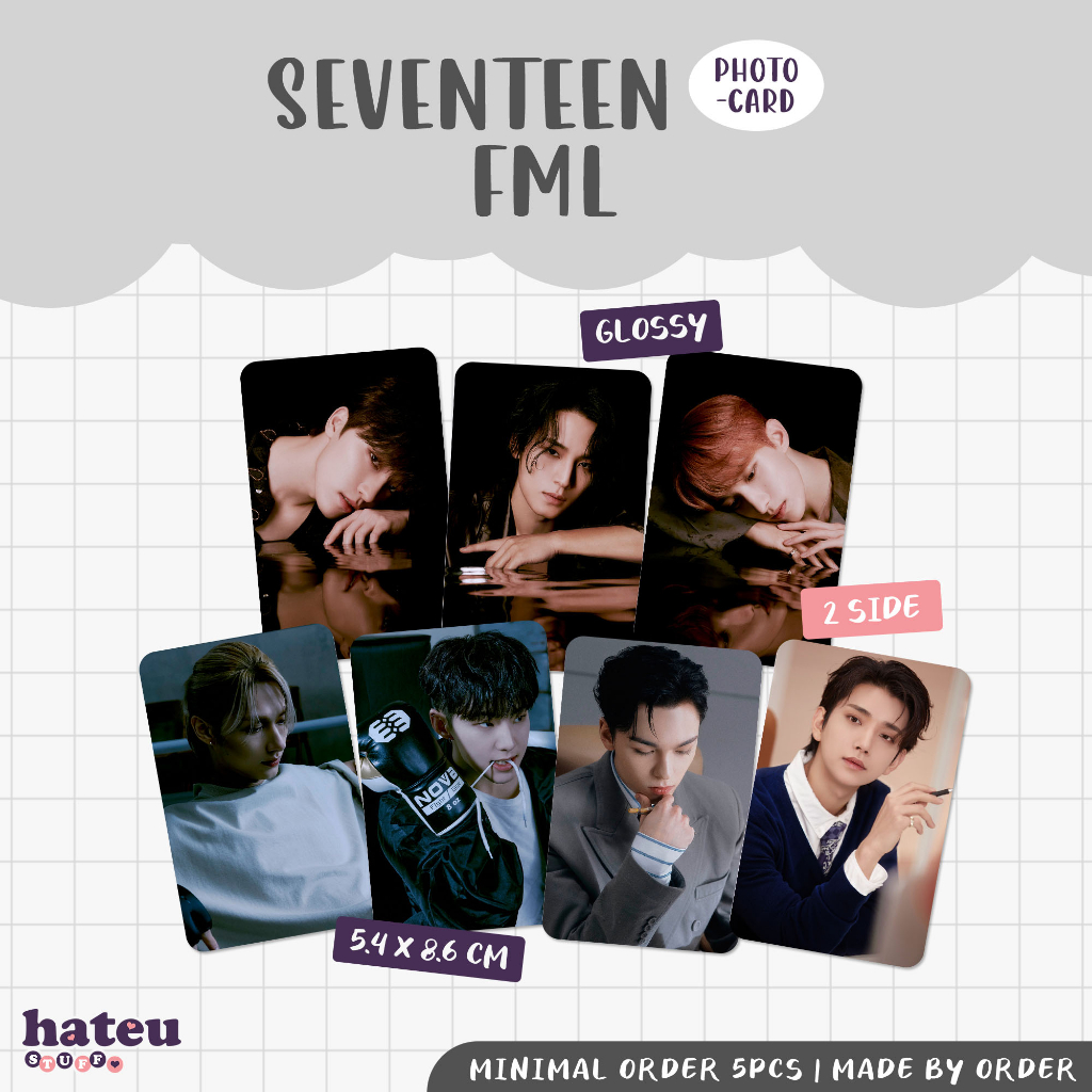 Jual Seventeen Unofficial Photocard FML | Shopee Indonesia
