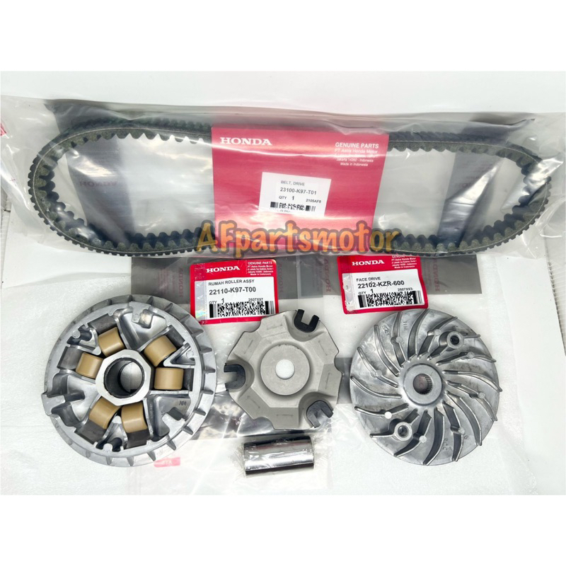 Jual Paket CVT Van Belt + Rumah Roller Assy Set + Kipas Roller PCX 150 ...