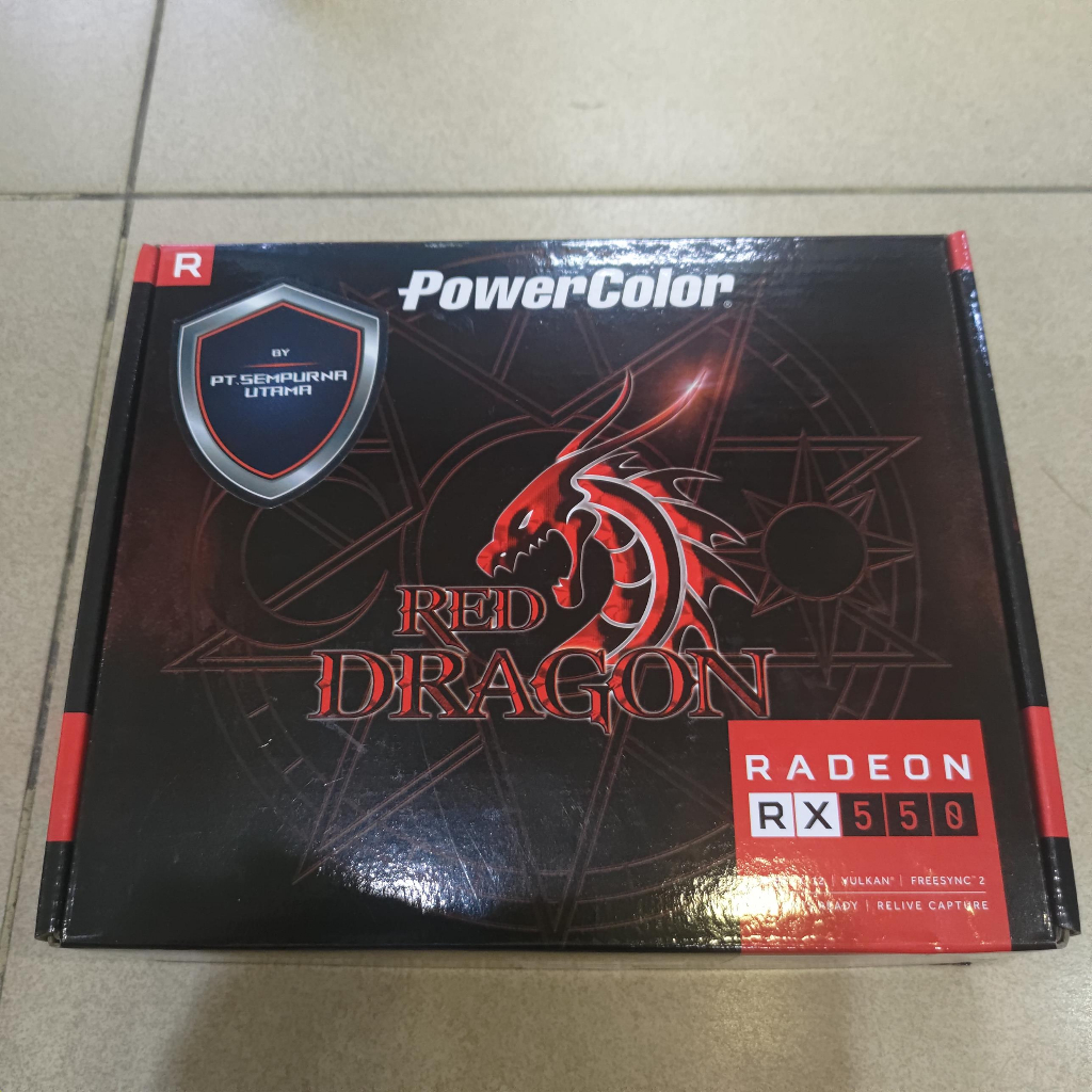 Jual PowerColor Radeon RX 550 4GB DDR5 Red Dragon VGA ATi Power Color ...