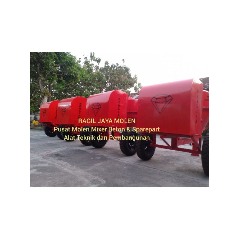Jual molen cor beton semen / mesin molen cor beton semen / mixer molen ...