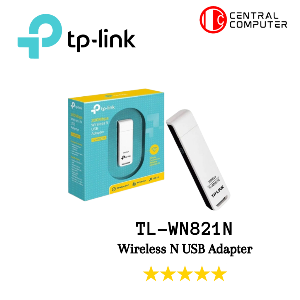 Jual TP-Link 300 Mbps Wireless N USB Adapter TL-WN821N | Shopee Indonesia