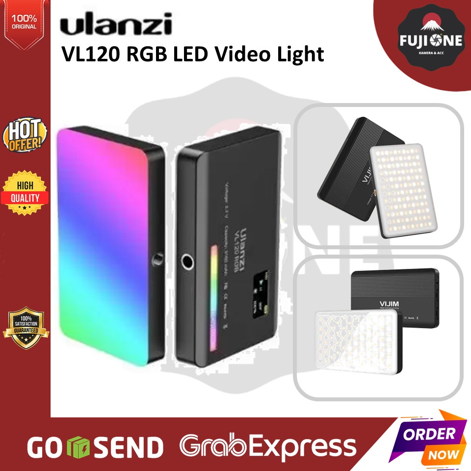 Jual Ulanzi VL120 RGB LED Video Light | Shopee Indonesia