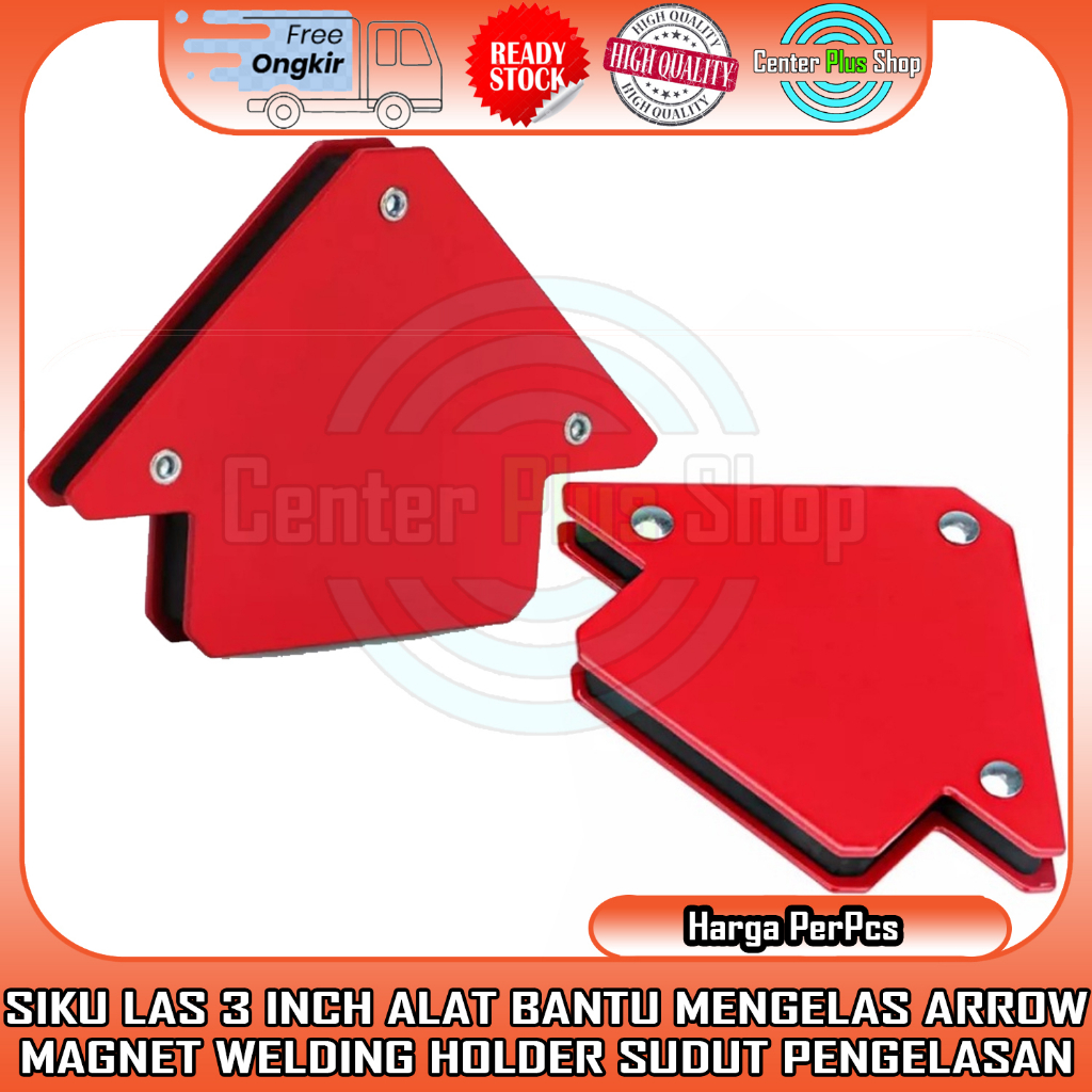 Jual SIKU MAGNET 3" INCH WELDING MAGNET LAS 3 IN INCI INCHI MAGNETIC ...