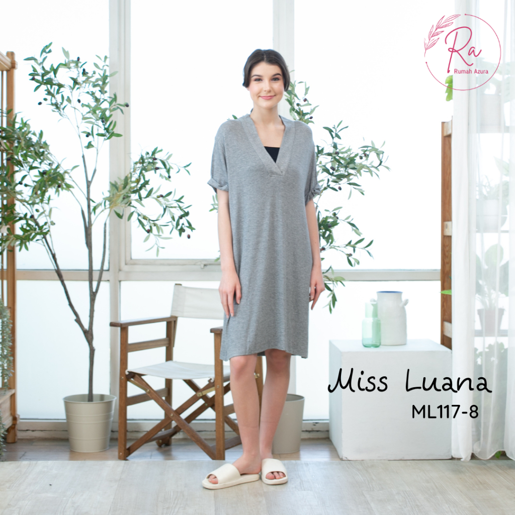 Jual Rumahazura - Dress Miss Luana ML117-8 | Dress Hamil | Baju Hamil ...