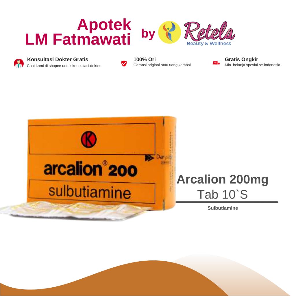 Jual ARCALION 200MG 1 STRIP 6 TABLET | Shopee Indonesia
