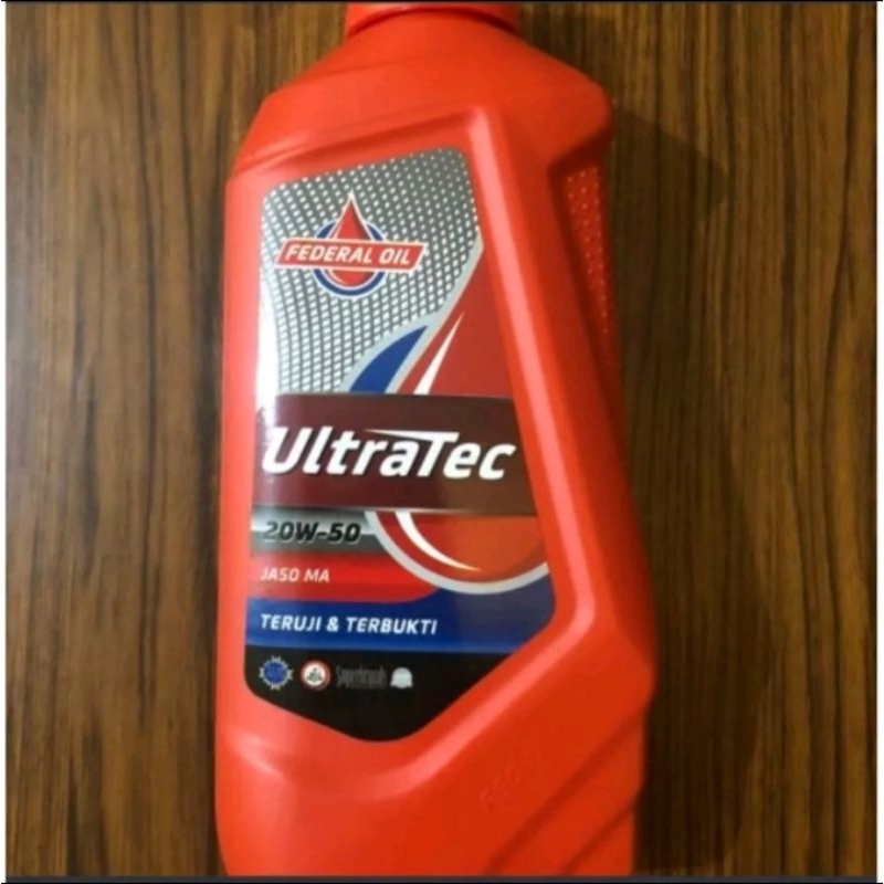 Jual Federal Oil Ultratec SAE 20W-50 oli mesin motor 0,8 liter | Shopee ...