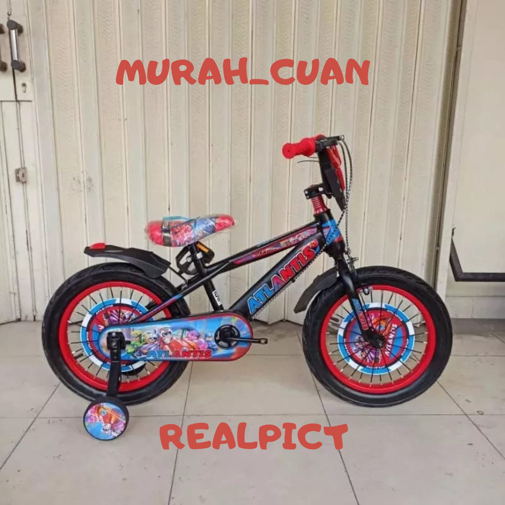 Jual Sepeda Anak BMX 12 16 18 Inch ROBOT ATLANTIS 03L Roda Lampu Ban ...