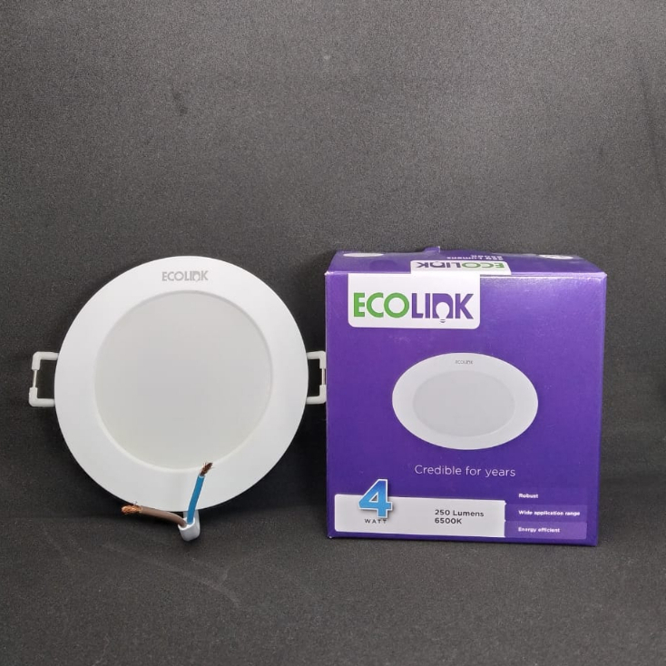 Jual DOWNLIGHT LED PANEL ECOLINK 4 WATT - COOL DAYLIGHT | Shopee Indonesia