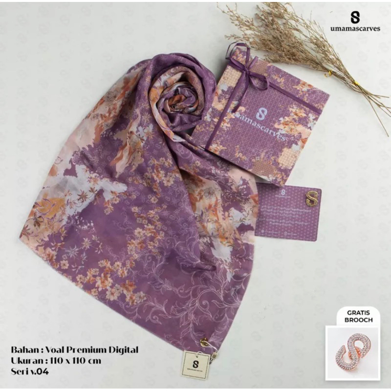 Jual Jilbab Voal Motif UMAMA SCRAVES BOX | Voal Premium UMAMA BOX ...