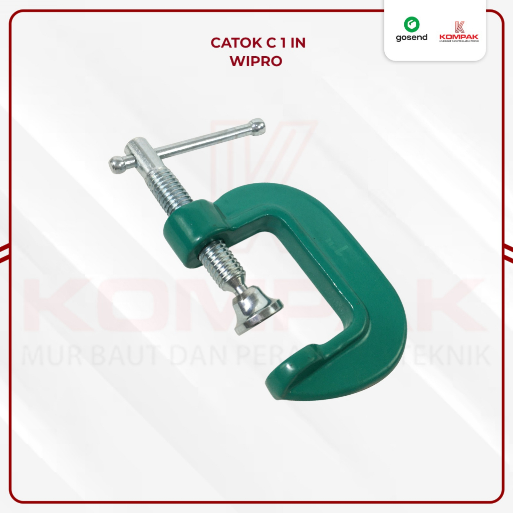 Jual WIPRO SATUAN Klem C 1 Inch - Catok Clamp Jepit Penjepit HEAVY DUTY ...