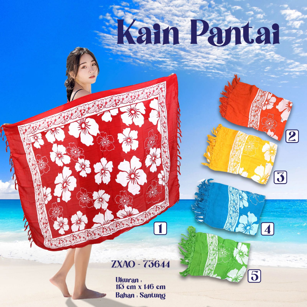 Jual KAIN PANTAI BATIK KAIN PANJANI MURAH KAIN BALI RUMBAI | Shopee ...