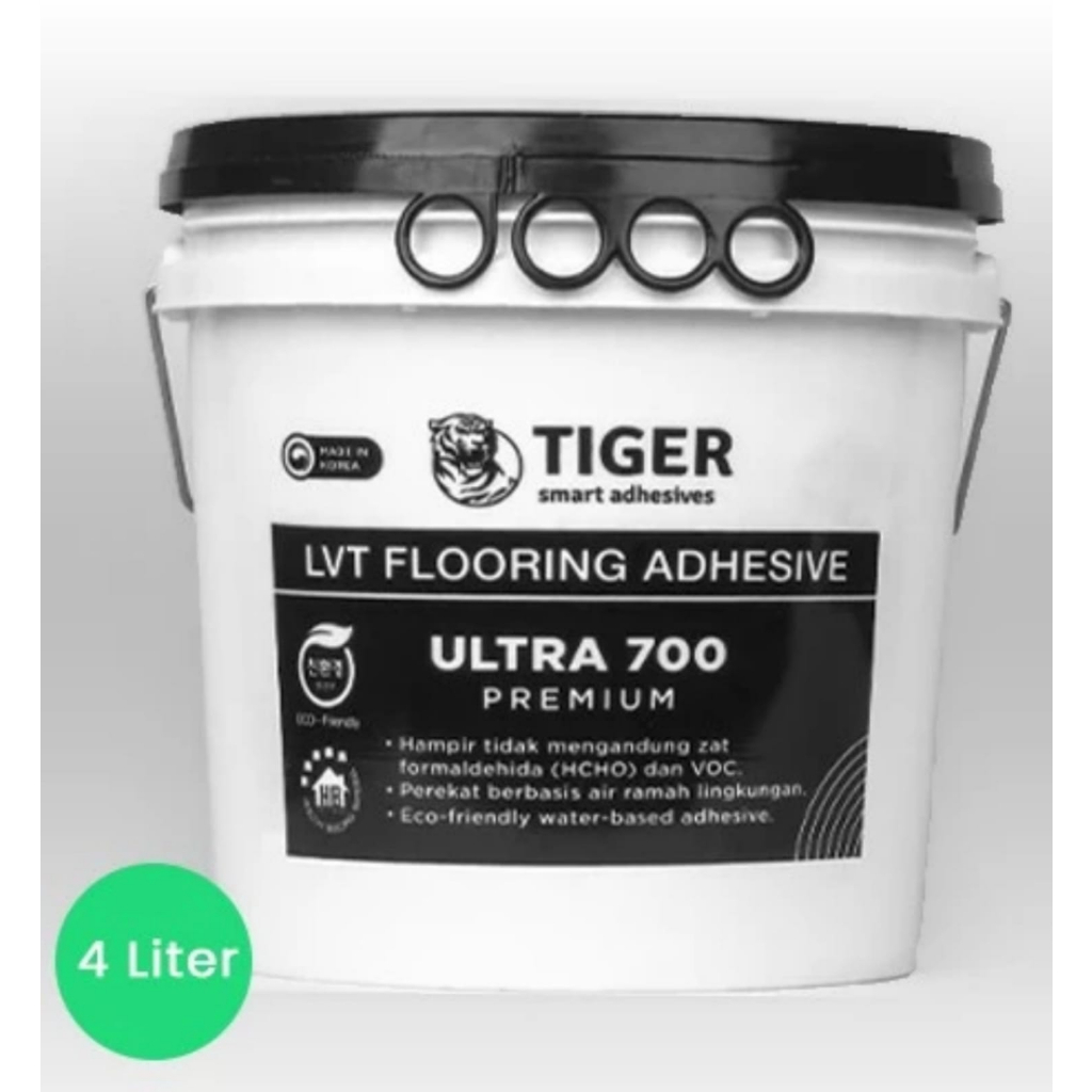 Jual Lem Vinyl Putih Tiger Perekat Lantai Vinyl Flooring - 4 Liter ...