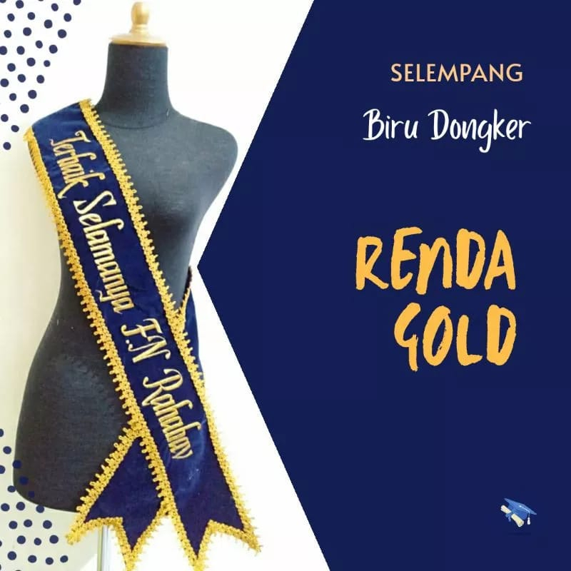 Jual selempang renda exclusive SEHARI JADI / SELEMPANG WISUDA ...