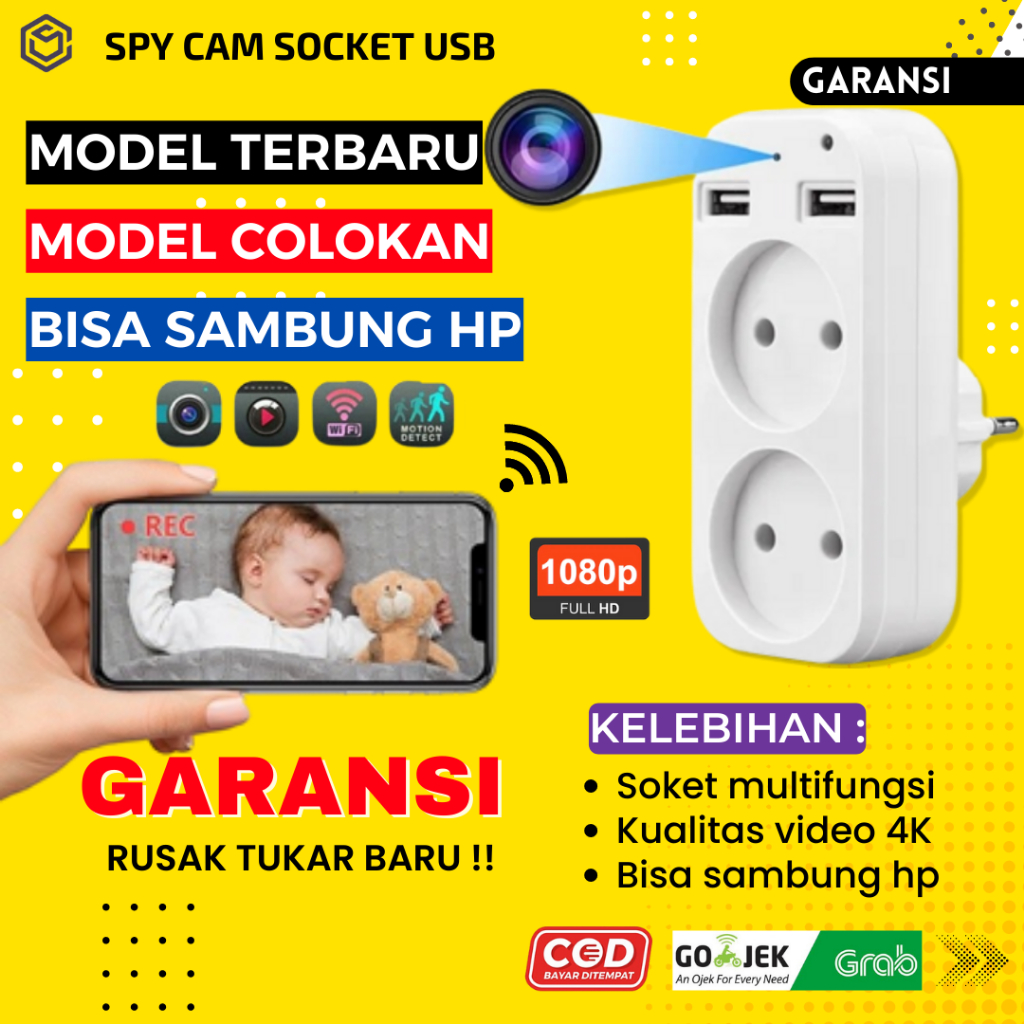 Jual KAMERA MINI TERSEMBUNYI TANPA KABEL CAMERA CCTV MINI PENGINTAI ...