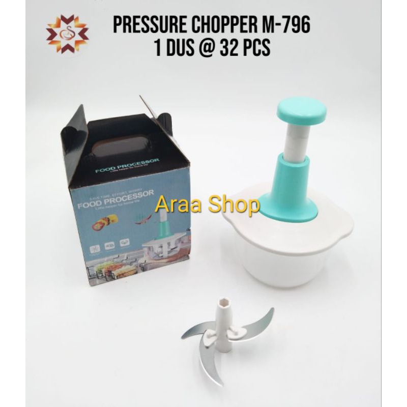 Jual SUNGLASS Pressure Chopper / Food Processor / Cooper Blender Tekan ...