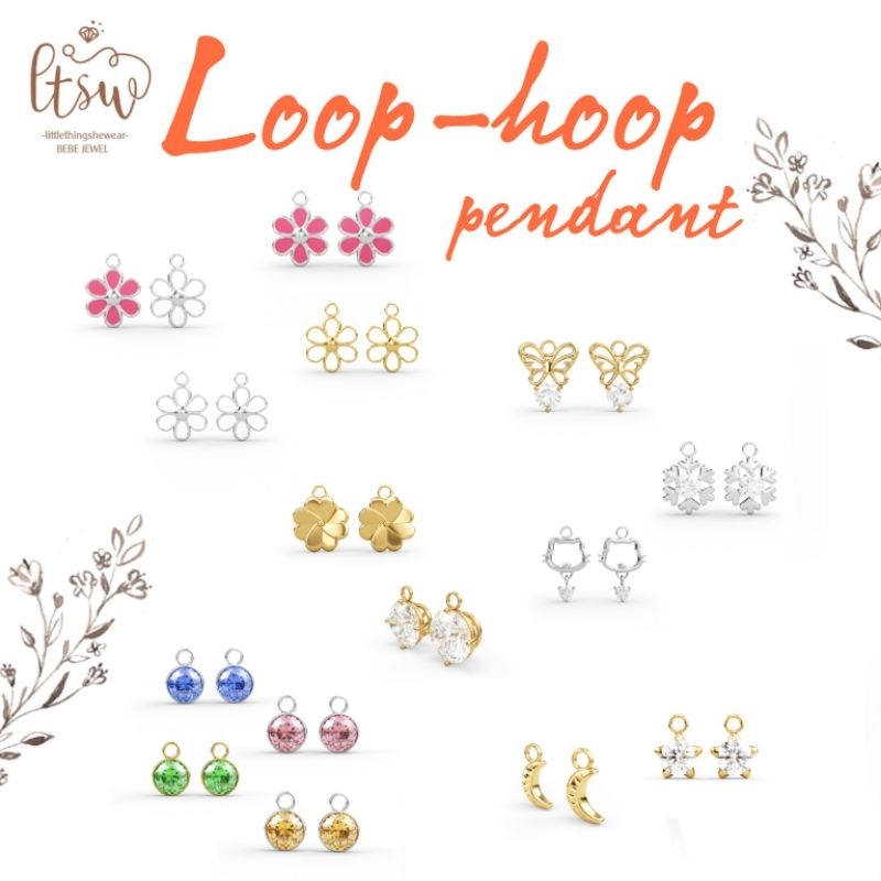 Jual LOOP-HOOP PENDANT (PENDANT ONLY) | Shopee Indonesia