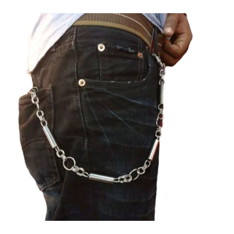 Jual RANTAI DOMPET PRIA STAINLESS STEEL PAJANG 50 CM ANTI KARAT ...