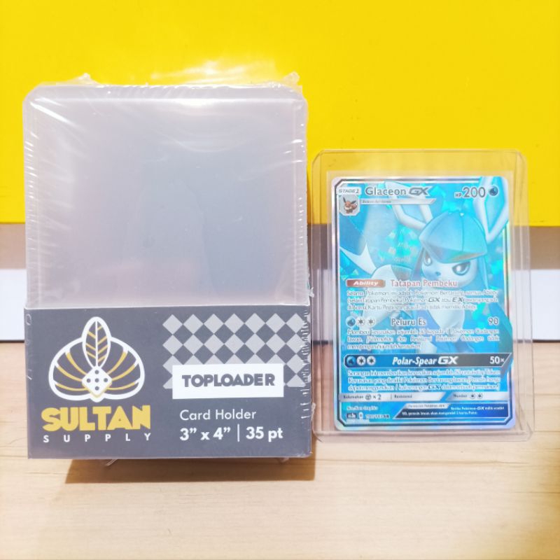 Jual Eceran Top Loader Sultan Premium Clear Top loader Pokemon,MTG ...