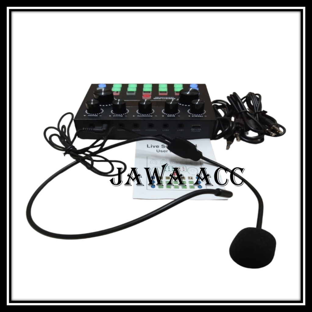 Jual BELI 1 DAPET 1Sound card V8 Mixer SoundCard V8 MIXER Audio USB ...