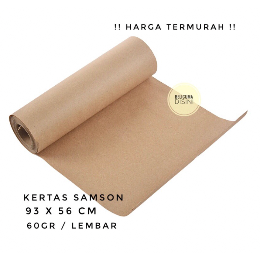 Jual KERTAS SAMSON A3 A2 / Kraft Paper 80gr gsm gram / Kertas Packing ...
