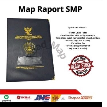 Jual Map Rapor - Map ijazah - Map laporan - Map Dokumen - Map Arsip SMP ...