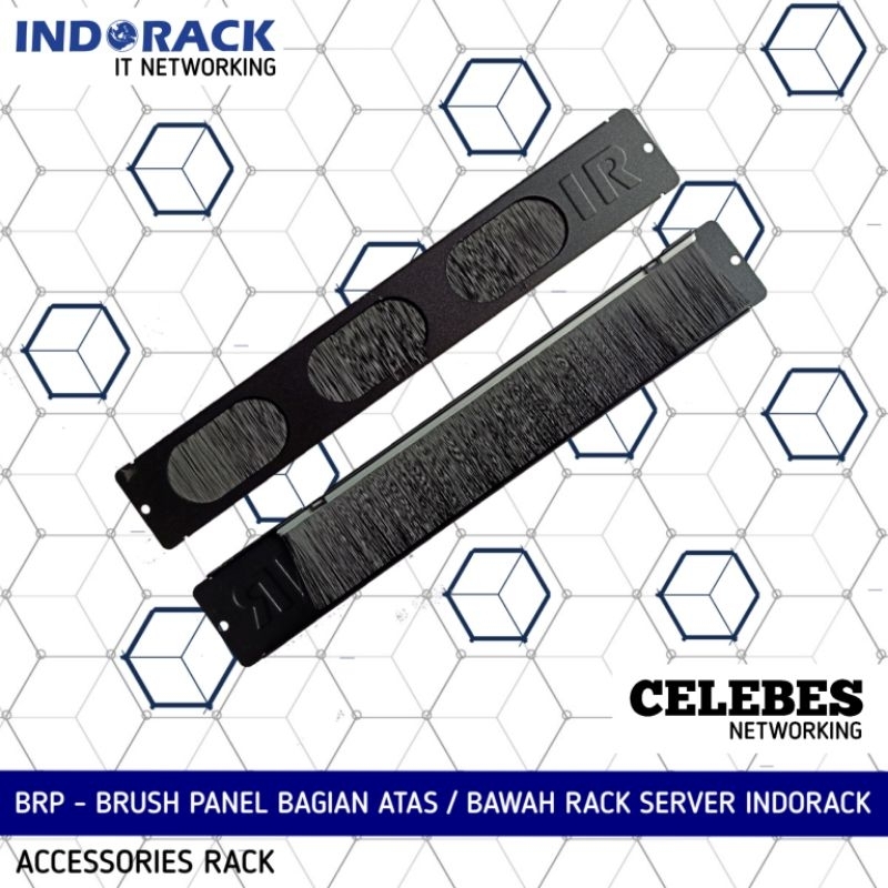 Jual BRP - Brush Panel Rak INDORACK BAGIAN ATAS / BAWAH Rack Server ...