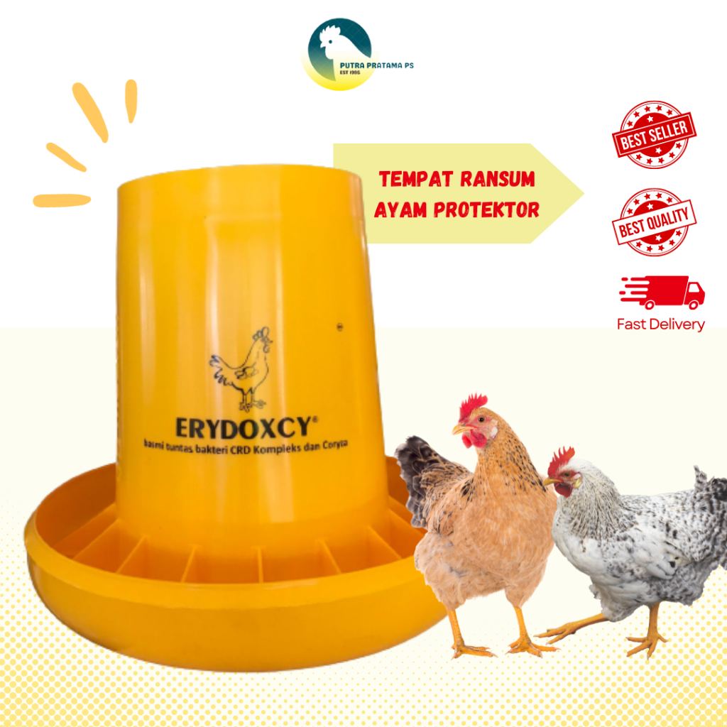 Jual SUPERFEEDER TEMPAT RANSUM PAKAN AYAM 5 KG PROTEKTOR MEDION | Shopee Indonesia