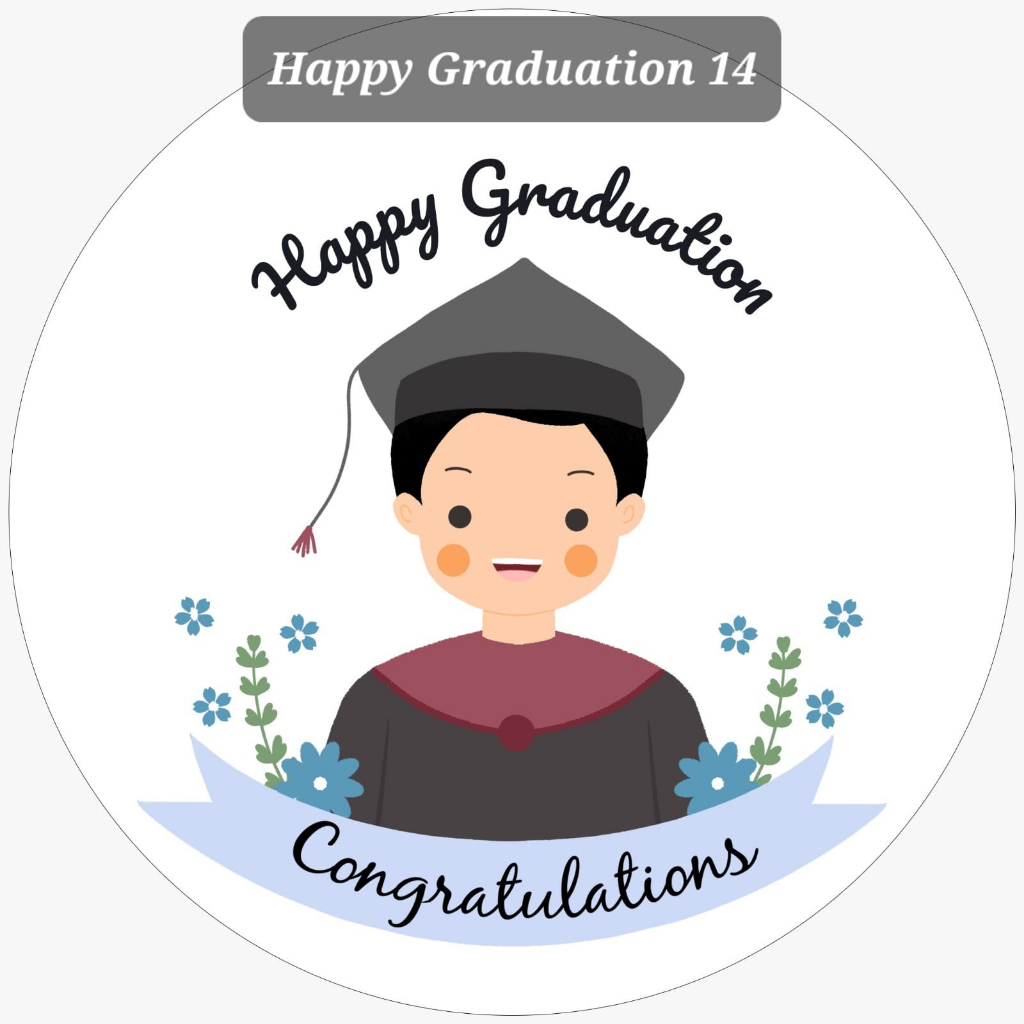 Jual (10pcs) Hang Tag Happy Graduation Wisuda Kelulusan Sekolah ...