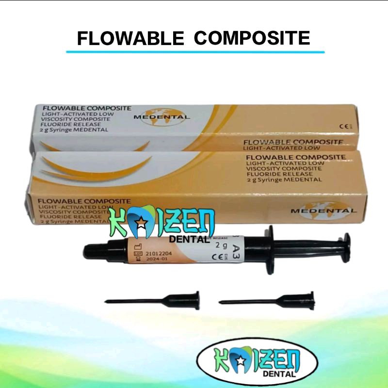 Jual FLOWABLE COMPOSITE FLOW MENDETAL TAMBALAN GIGI RESIN COMPOSITE ...