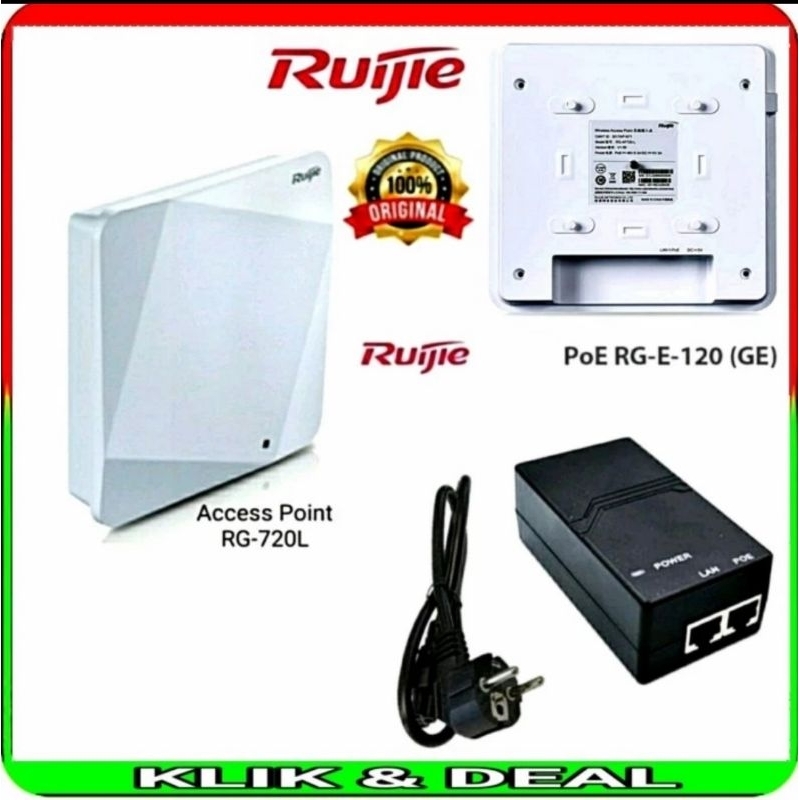 Jual ruijie rg-ap 720 L indoor wireless access point plus poe RG-E120 ...