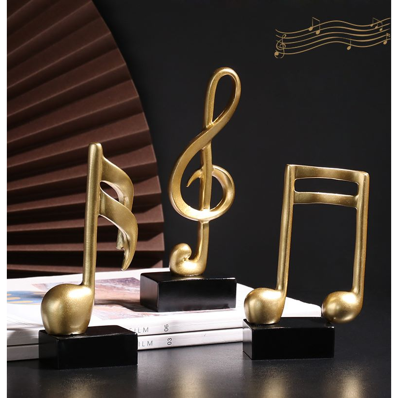 Jual Dekorasi Hiasan Pajangan Patung Musik Nada Piano Aesthetic Keramik ...