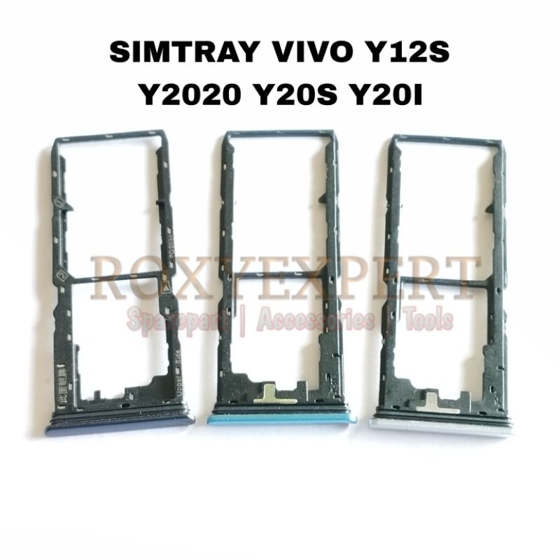 Jual Simtray Vivo Y20 2020 Y12S Y20S Y20I Sim Tray Tempat Sim Card ...