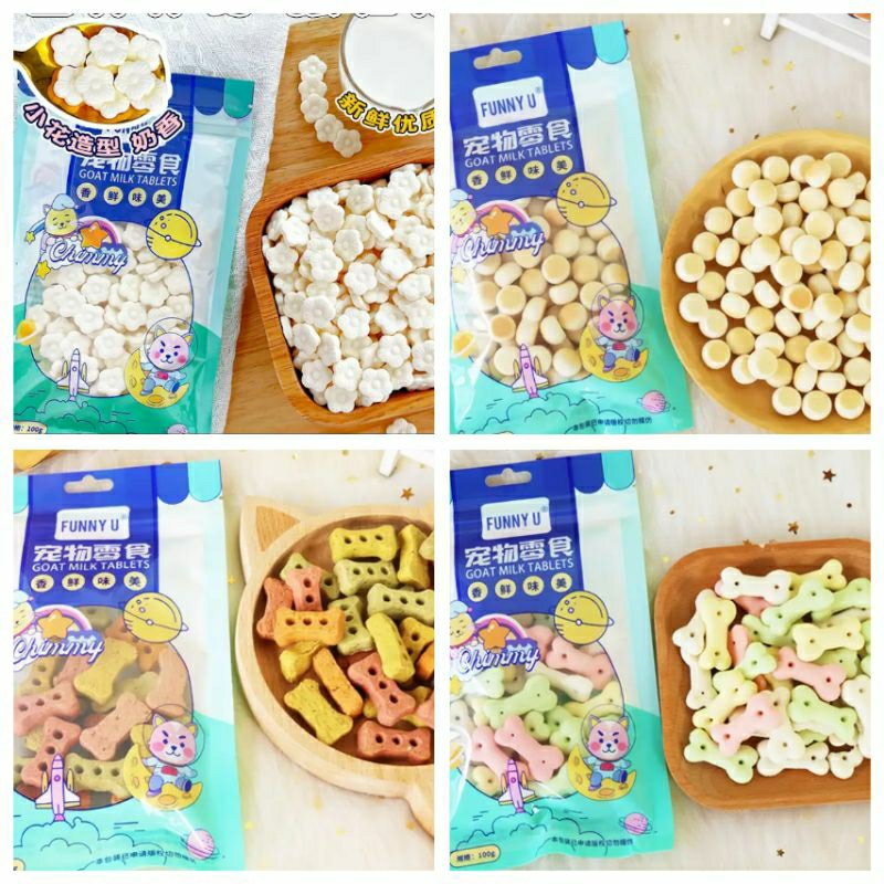 Jual Goat Milk Snack Tablet Kalsium Kucing Anjing | Shopee Indonesia