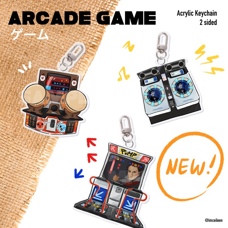 Jual Arcade Keychain | maimai taiko pump [LAST STOCK] | Shopee Indonesia
