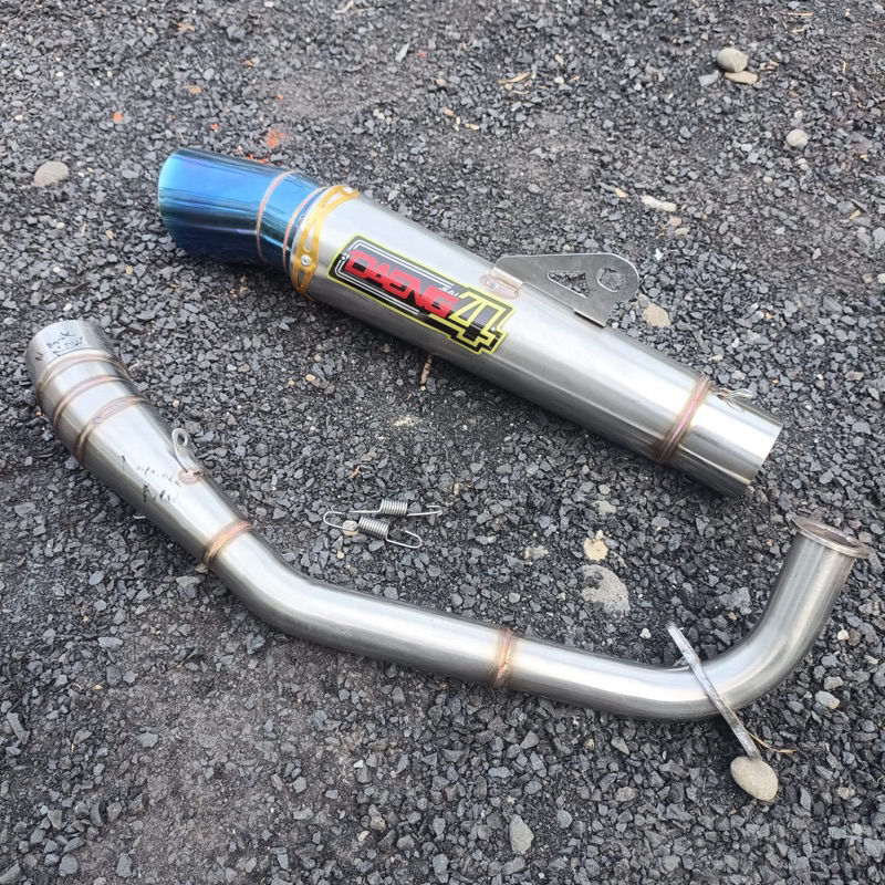 Jual Daeng sai4 Open pipe Exhaust pipe canister conical Mio sporty/125 ...