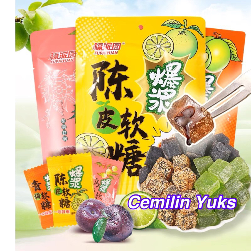 Jual Fupaiyuan Chen Pi Mei Candy 180g Permen Lunak Isi Plum | Shopee ...