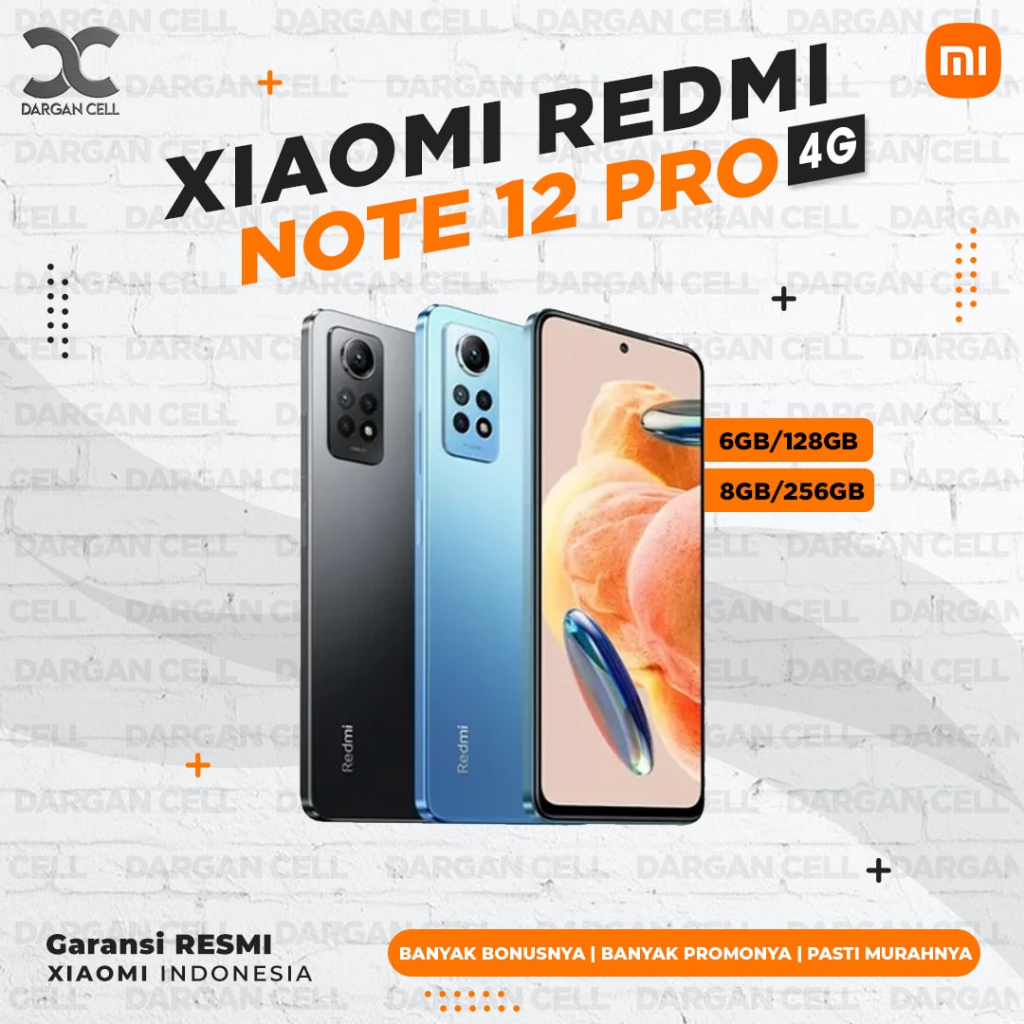 Jual XIAOMI REDMI NOTE 12 PRO 4G 8/256GB 6/128GB GARANSI RESMI XIAOMI 1 ...