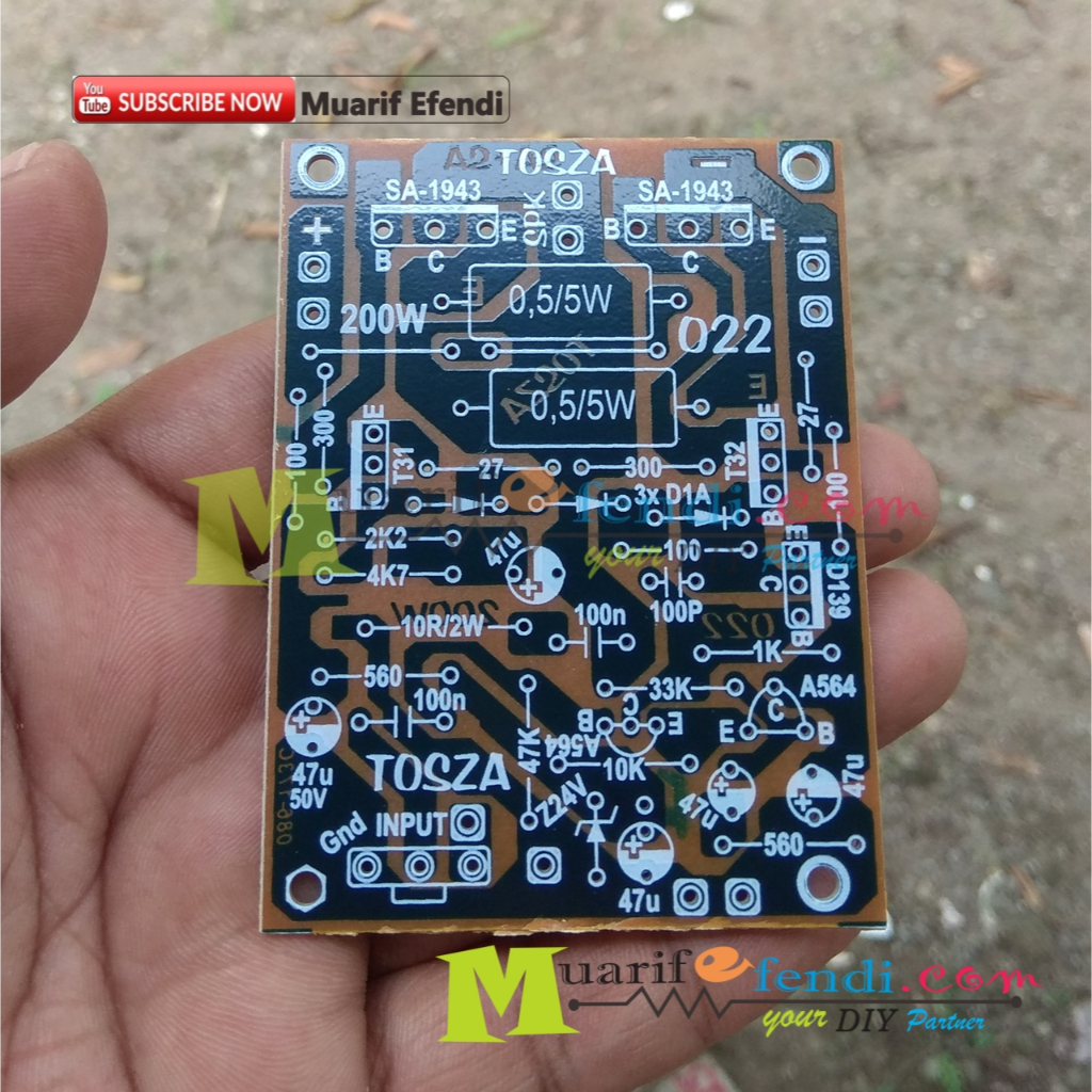 Jual PCB DRIVER TOA TOSZA DOUBLE PNP 200W 022M PRO SERIES | Shopee ...