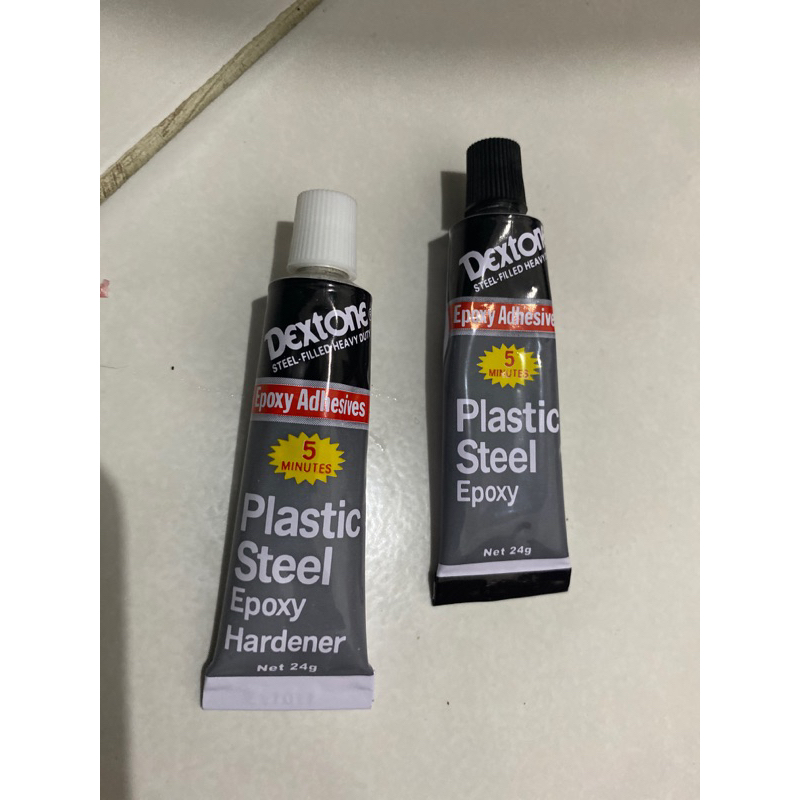 Jual Lem Besi / Lem Plastik Dextone Steel-Filled Heavy Duty Epoxy ...