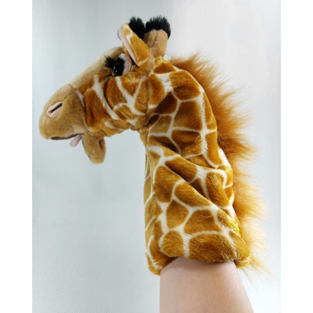 Jual BONEKA TANGAN KELINCI / BABI / TUPAI / JERAPAH / BUAYA /ORANG UTAN ...