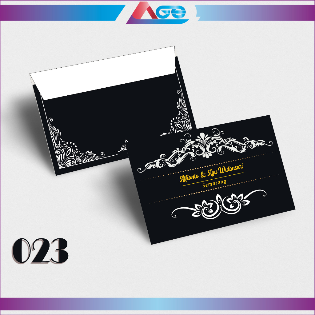 Jual Amplop Kondangan Custom 1 Pack Isi 50 Pcs Motif Ornamen Batik ...