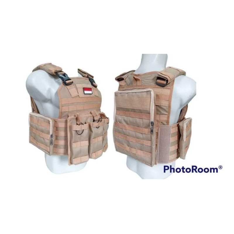 Jual GUNSHOT Body Vest TACTICAL Armour TNI POLRI RAIDER TNI AD BRIMOB ...