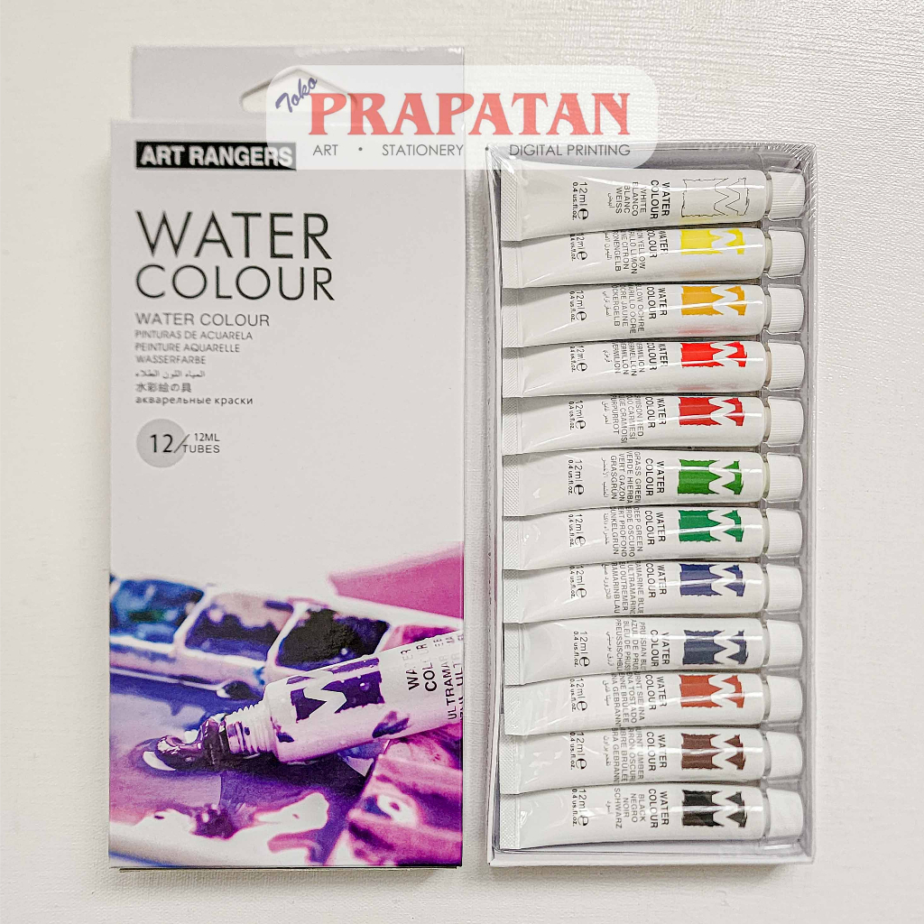 Jual Art Ranger Watercolor Set 12x12ml | Cat Air Set | Shopee Indonesia