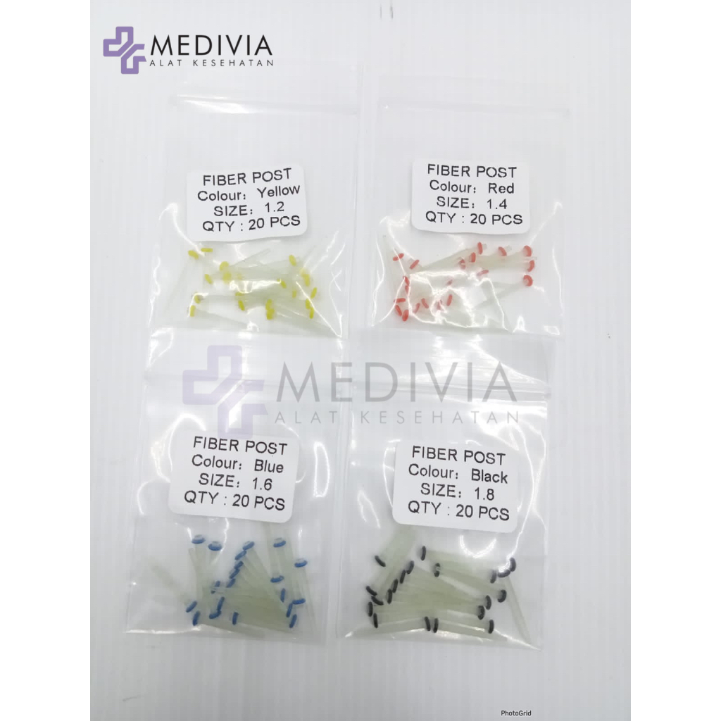 Jual DENTAL FIBER POST REFILL / FIBER POST ECER / PASAK GIGI KUNING ...