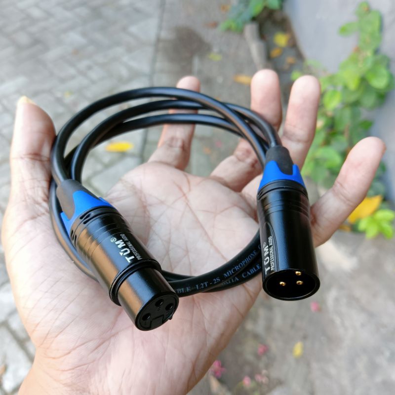 Jual kabel jack XLR male to female Merek TUM canon kabel makita isi 3 ...